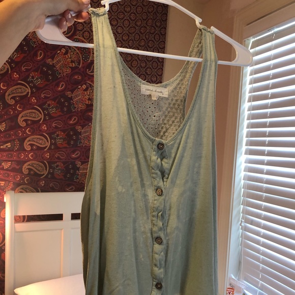painted threads | Tops | Sage Tank Top With Crochet Back | Poshmark